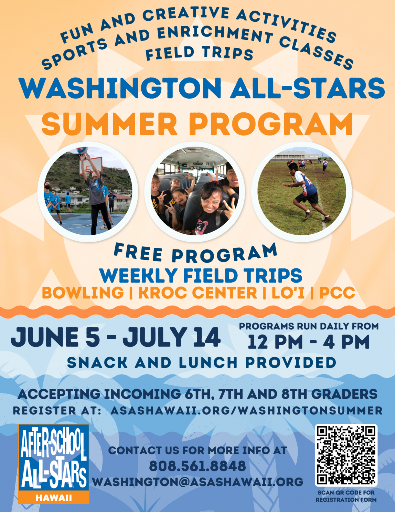 After-School All-Stars Hawaii- After-School Program Models