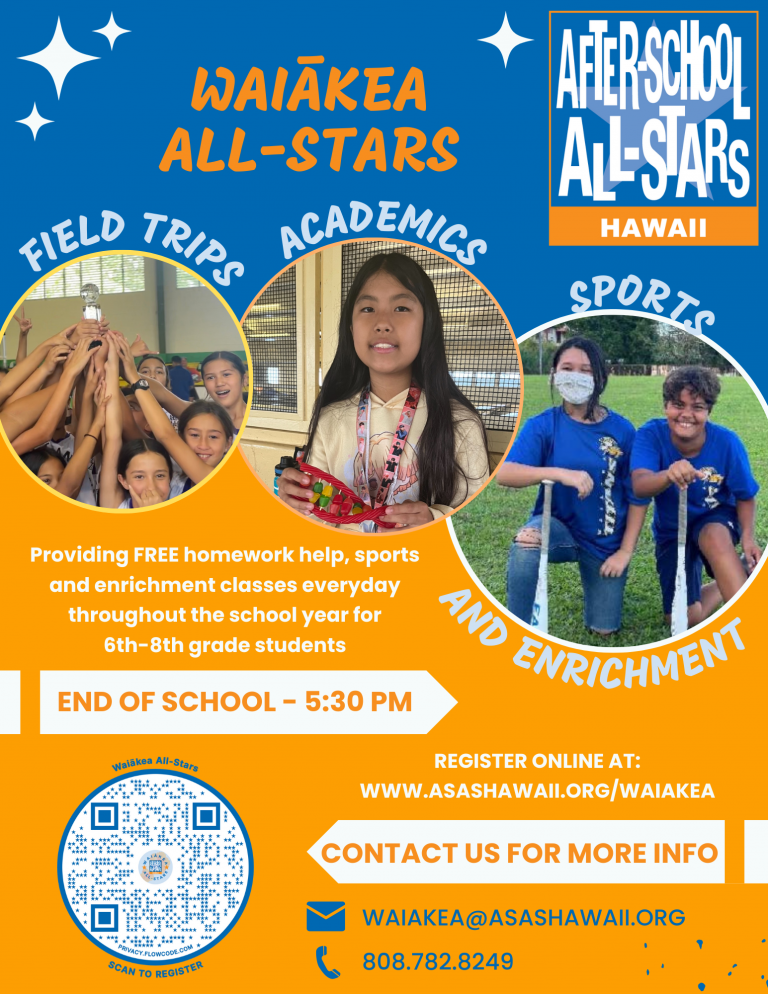 After-School All-Stars Hawaii- After-School Program Models